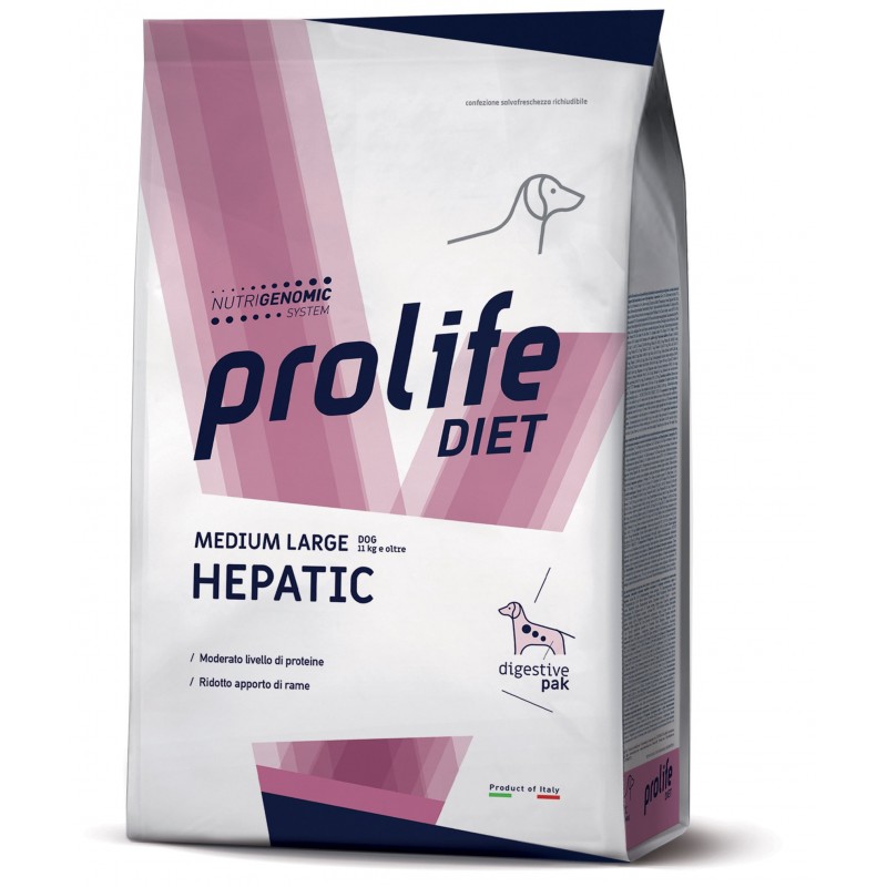 Prolife DIet Hepatic kibble for dogs with liver problems|Paco