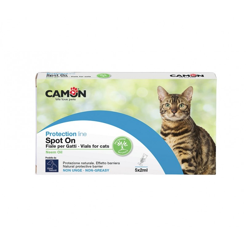 Camon Protection Spot-On Vials for Cats with neem oil | Paco
